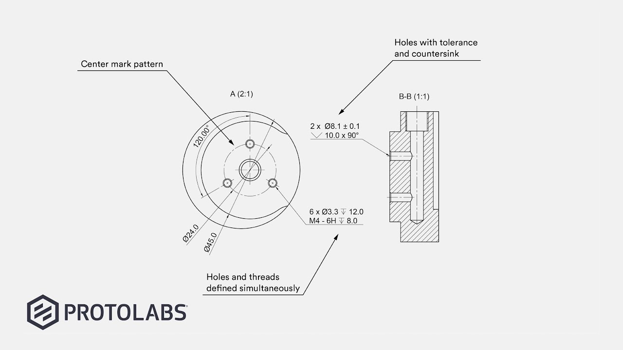 Technical Drawing Tutorial - Prepare a Perfect Mechanical Drawing for Machinists