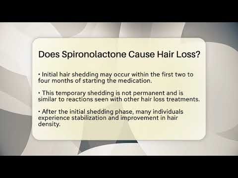 Does Spironolactone Cause Hair Loss? - Pharmaceutical Insights