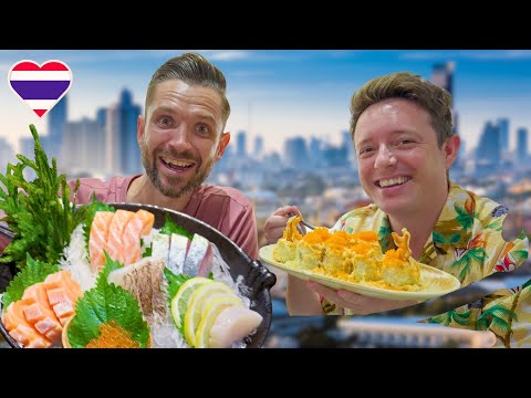 TAKING MY FAVOURITE YOUTUBER for BANGKOK'S BEST SUSHI 🇹🇭 (bonus grade A wagyu beef) @PaddyDoyle.