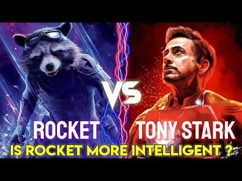 Tony Stark Vs Rocket Raccoon who is more intelligent ?