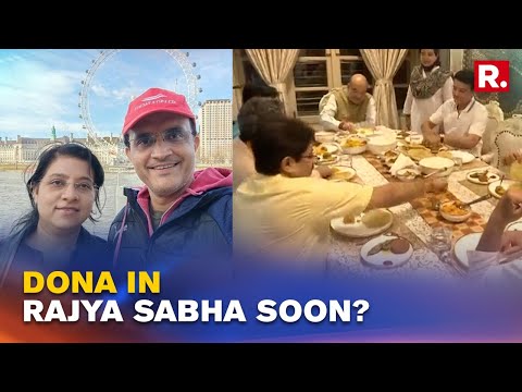 Sourav Ganguly's Wife Dona To Make Political Entry; May Be President-Nominated To Rajya Sabha