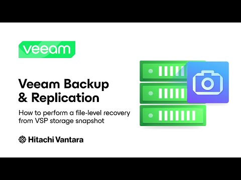 Veeam + Hitachi Vantara: How to perform a file-level recovery from VSP storage snapshot