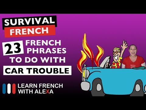 23 French phrases to do with CAR TROUBLE
