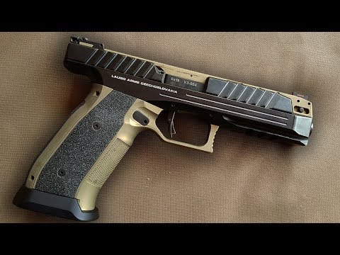 Laugo Arms Alien 9mm Combat/Tactical Pistol: Delayed-Blowback Gas ...