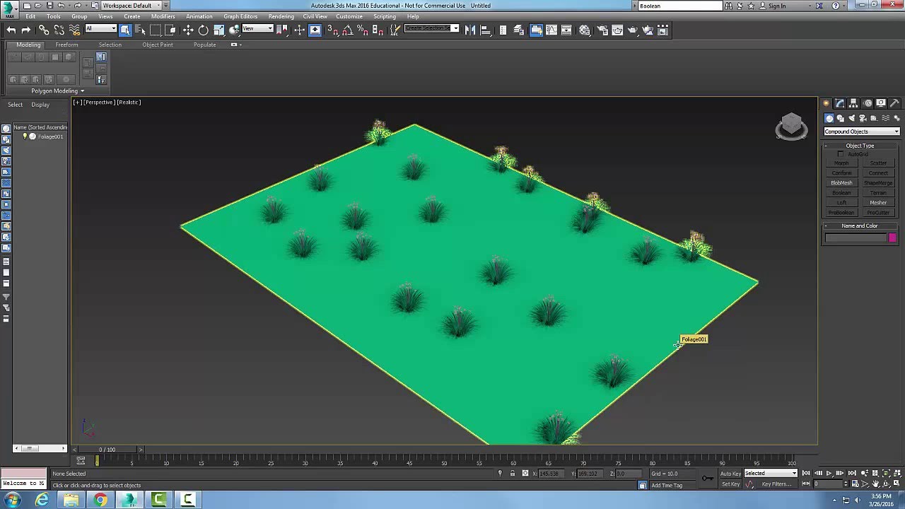 3ds Max  11-11 Compound Objects   Scatter