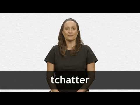 English Translation of “TCHATTER” | Collins French-English Dictionary