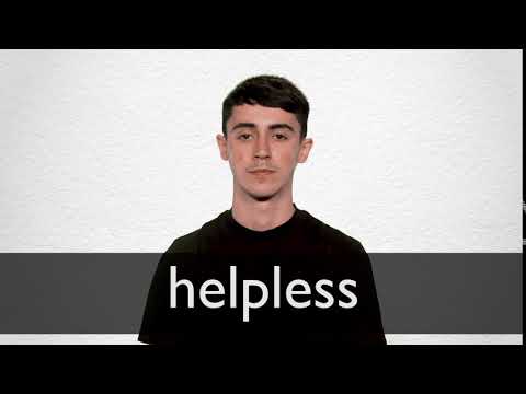 How to pronounce HELPLESS in British English