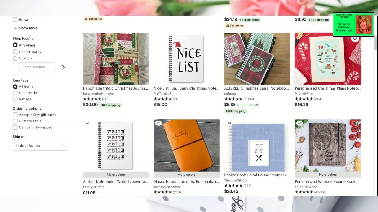 Do Notebook Content Spiral Notebooks Sell? This one sold yesterday on my Etsy Shop