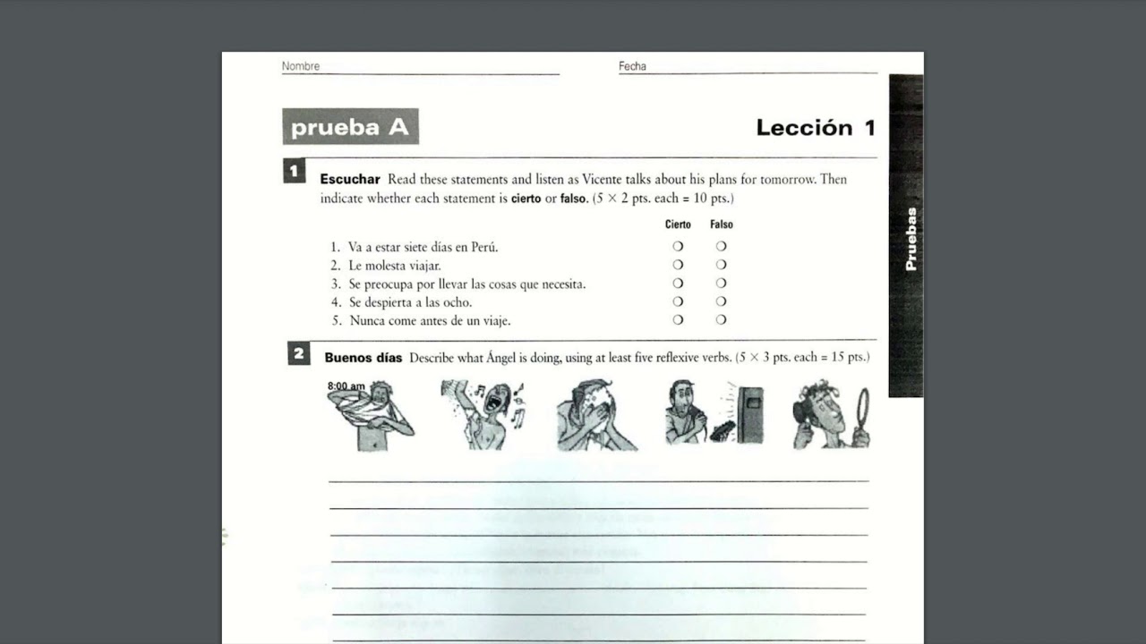 Spanish II Unit 1 Test.pdf