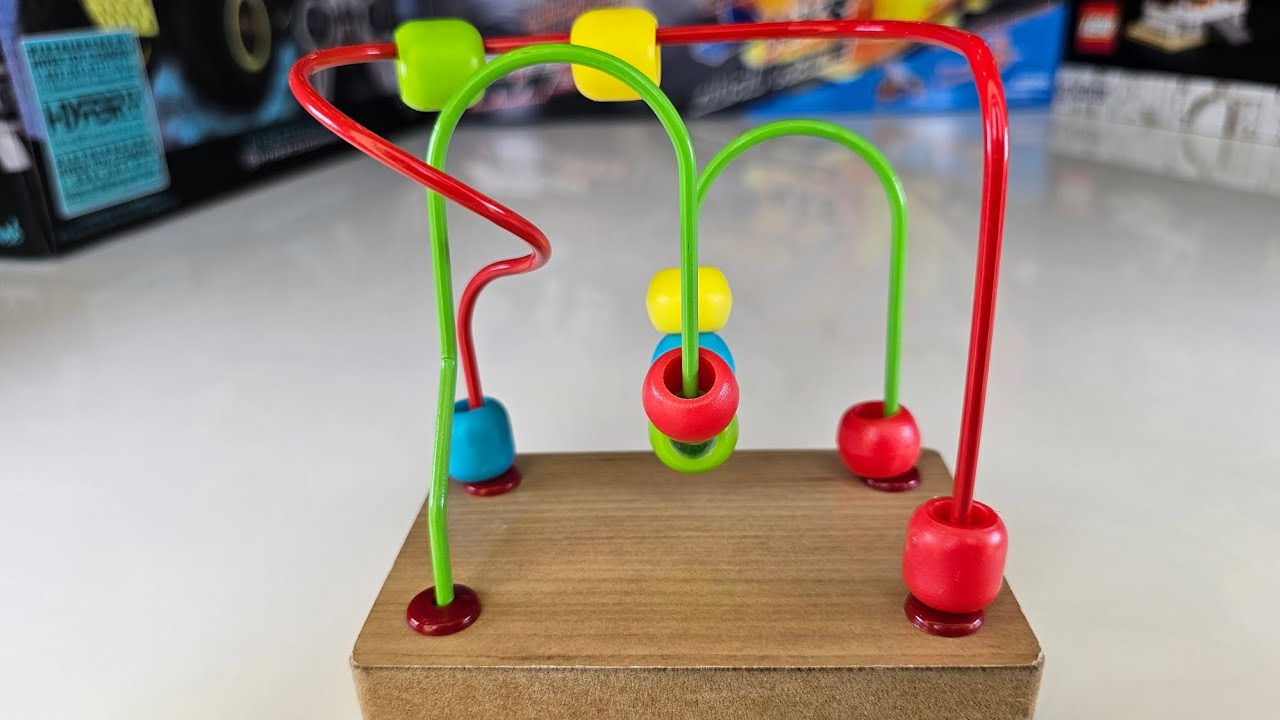 Wooden Bead Maze - ASMR TOY VIDEO 