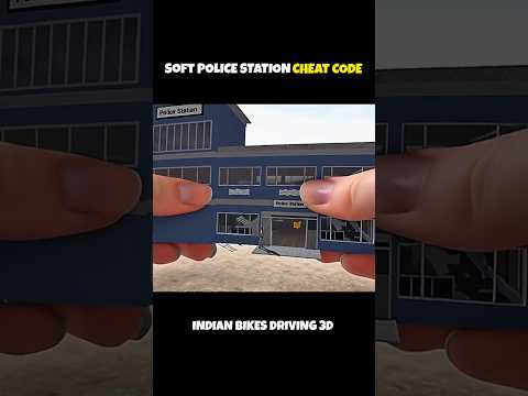 SOFT POLICE STATION CHEAT CODE π€ | Indian Bikes Driving 3d Short π | #shorts