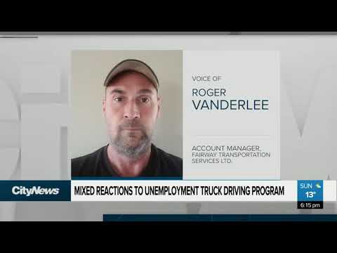 Truckers have mixed reactions to Alberta’s unemployment truck driving program