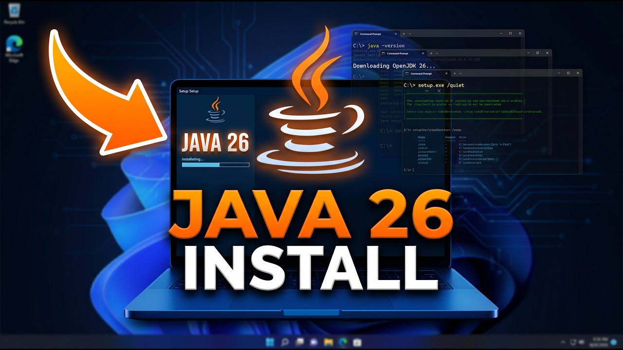 How to Install Java JDK 26 on Windows (2026) | Step-by-Step Setup in 2 Minutes