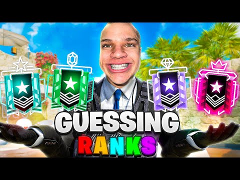 Guessing Your Rank in Rainbow Six Siege