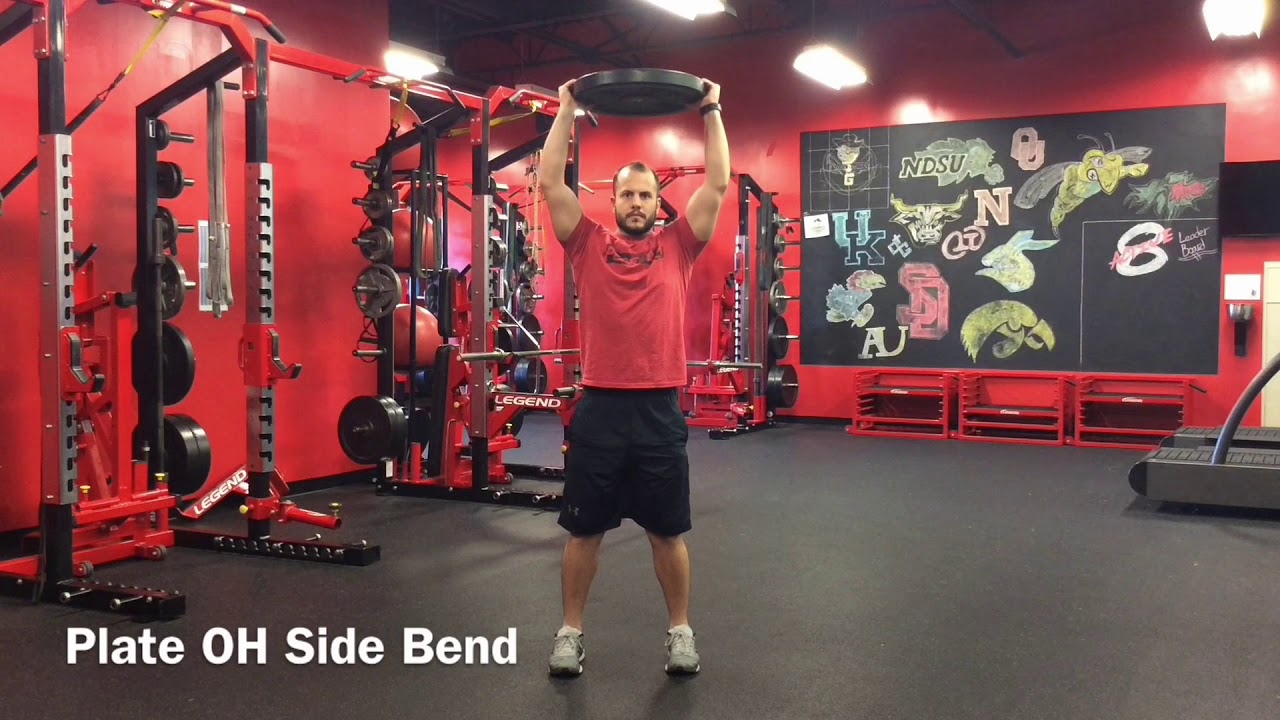 Plate Overhead Side Bend