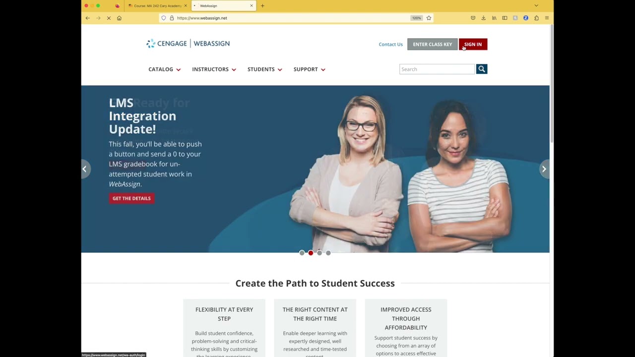 Linking WebAssign to Moodle with the Cengage external tool