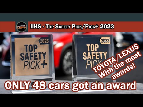 IIHS Top Safety Pick 2023 awards - UX/NX/RX keeps Top Safety Pick+