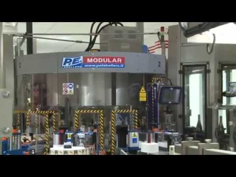 Rotary Modular Labeler - Champagne Bottles