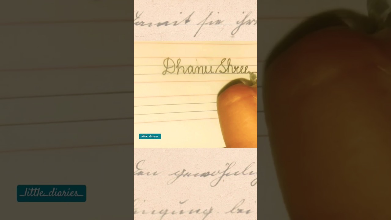 Dhanu Shree cursive writing name shorts #dhanu #dhanushree #shree #cursive #shorts #ytshorts