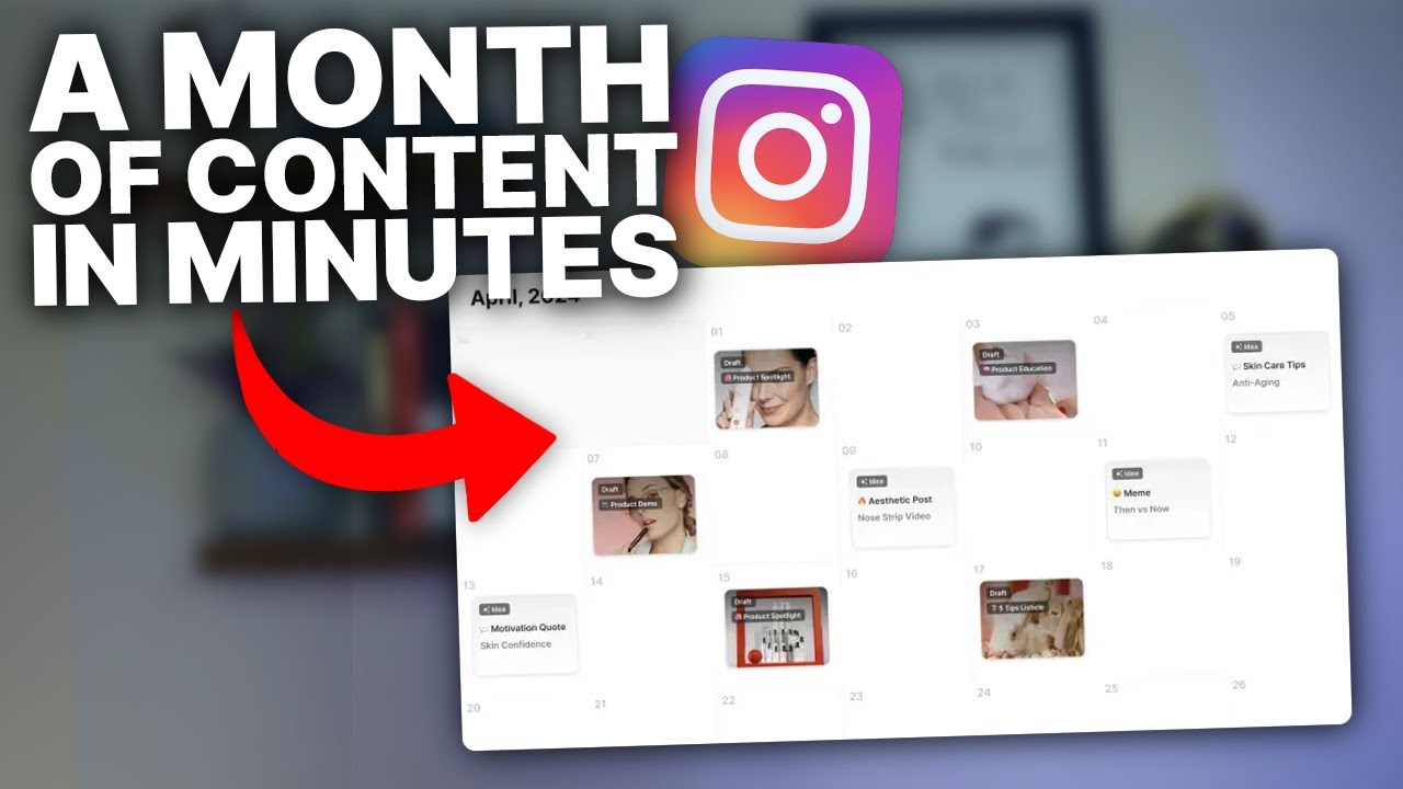 How to Create a Month of Social Media Content in Minutes