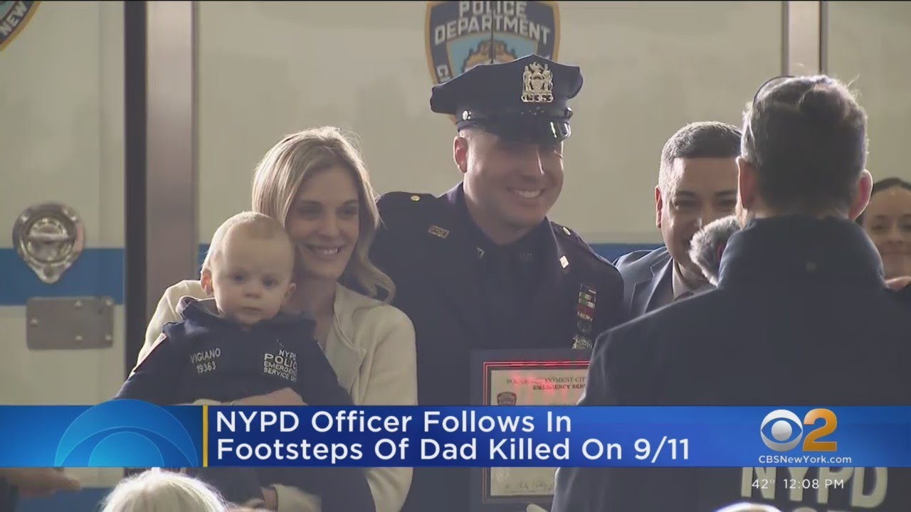 NYPD officer follows footsteps of dad who was killed on 9/11