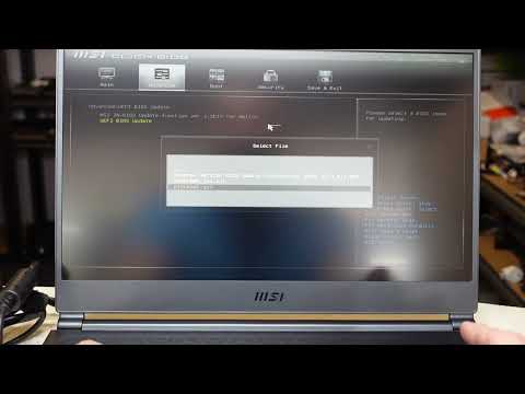 How to update the UEFI / BIOS on the MSI Delta 15 A5EFK