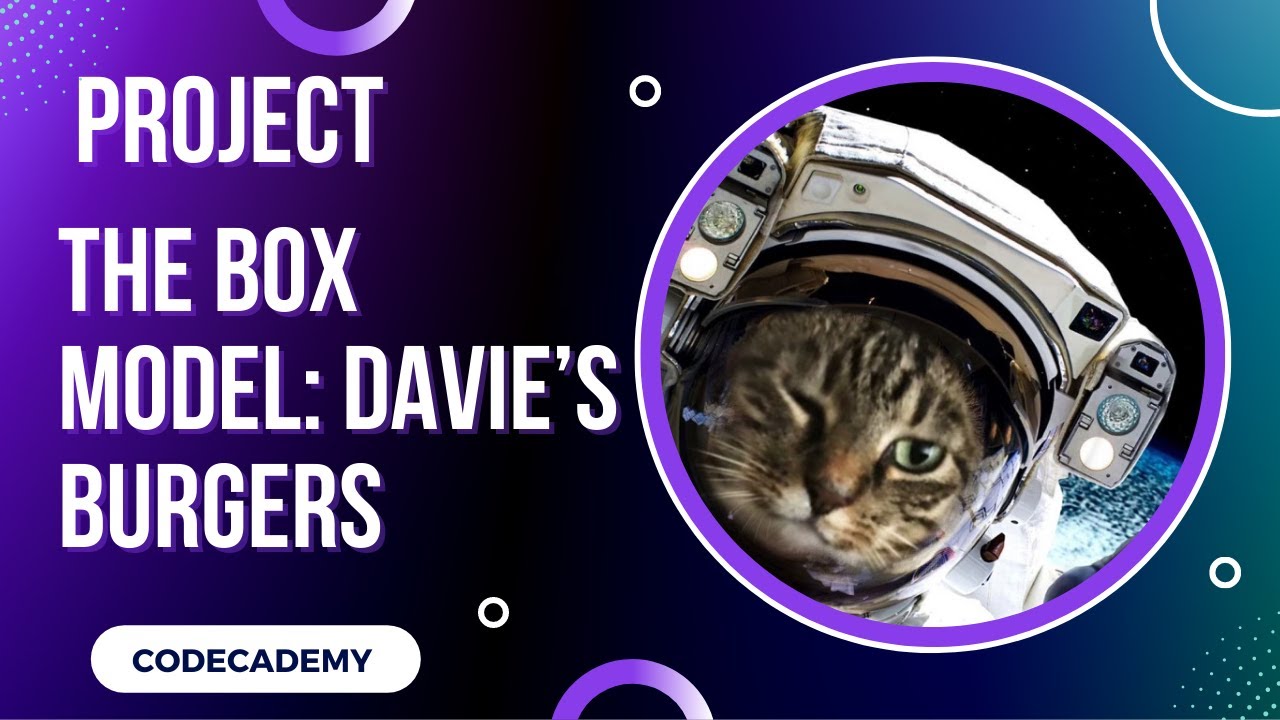 Davie’s Burgers The CSS Box Model Project | Day 24 Codecademy CSS