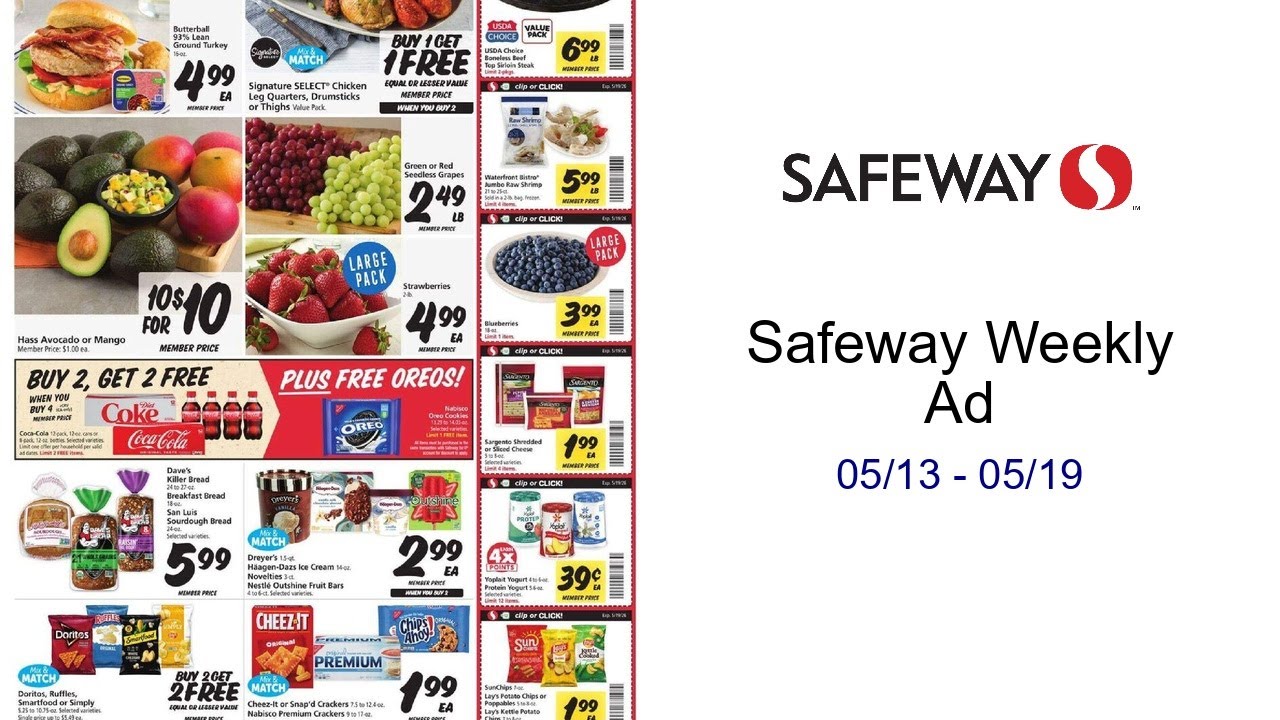 Safeway Weekly Ad 05/13 - 05/19
