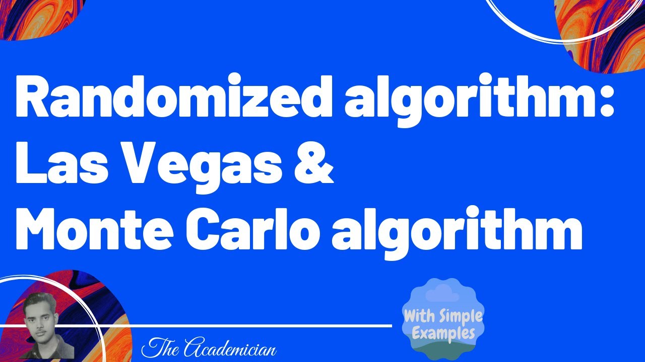 [Algo 34] Randomized algorithm  Las Vegas and Monte Carlo Algorithm