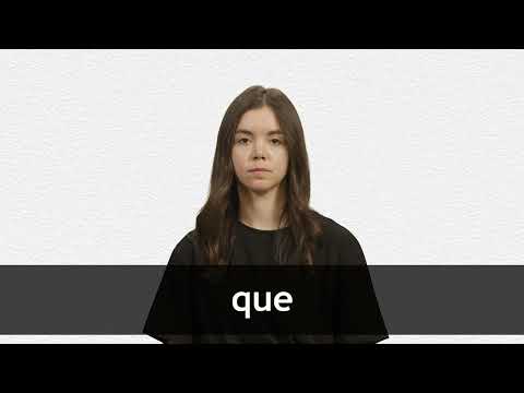 How to pronounce QUE in European Spanish