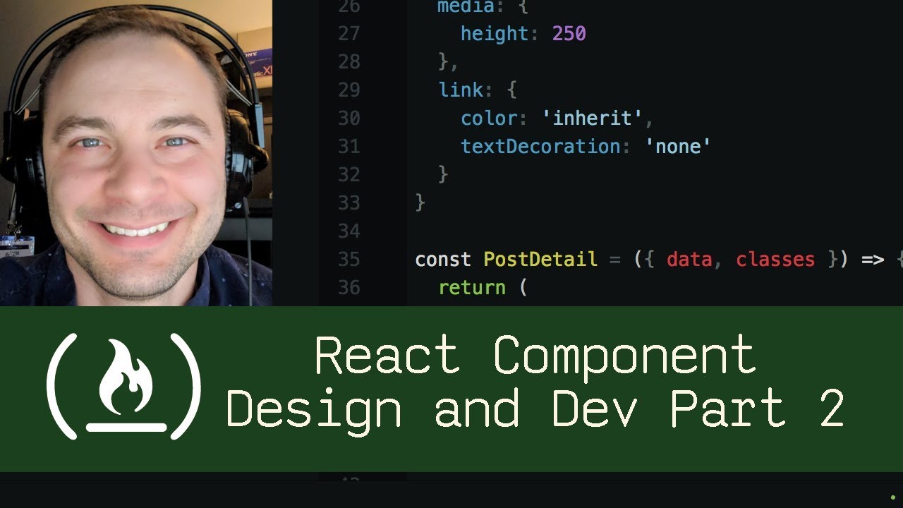 React Component Design and Dev Part 2  (P5D85) - Live Coding with Jesse