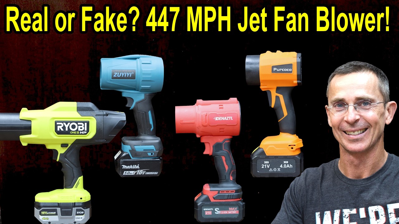 This Jet Fan Blower Is Just Ridiculous!
