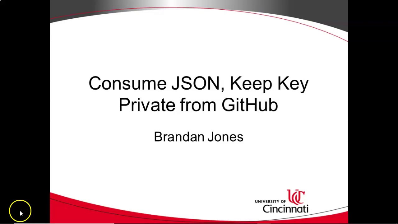 Consume JSON, Keep API Key Private from GitHub