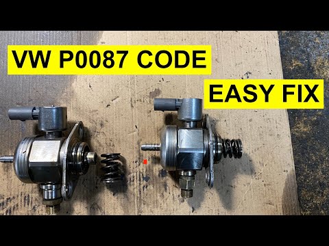 P0087 Code On VW Tiguan, Passat, CC - TSI/ CCTA 2.0 Turbo - Fuel Rail/ System Pressure - Too Low
