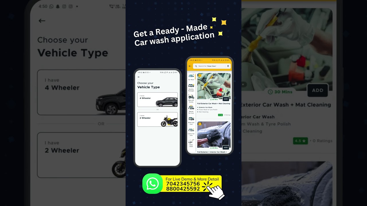 Launch Your Home Car Wash App in Minutes 🚗💦 | Ready-Made Service Solution | BitWash