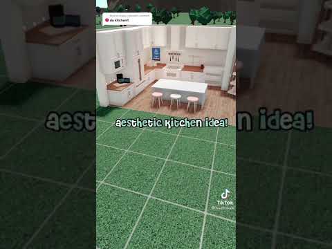 Aesthetic bloxburg kitchen idea