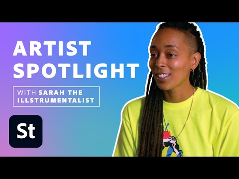 Sarah, The Illstrumentalist | Adobe Stock Artist Spotlight: Episode 29 | Adobe Creative Cloud