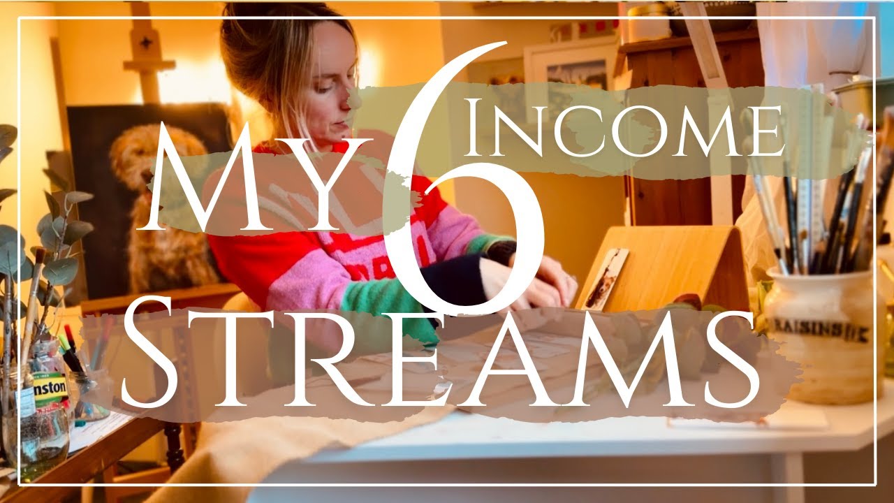 My Six Income Streams as a Pet Portrait Artist in 2024