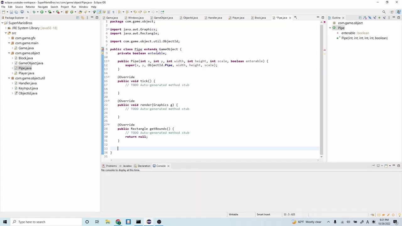 Java Game Programming #11 - Completing Collision Detection