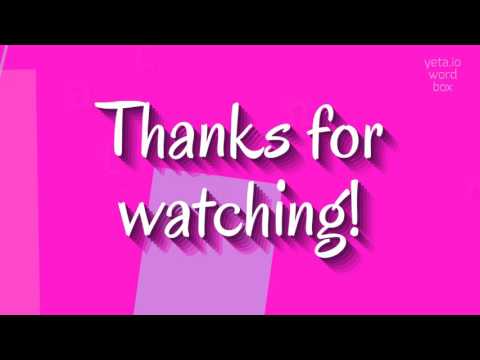 How to say "chanter's"! (High Quality Voices)