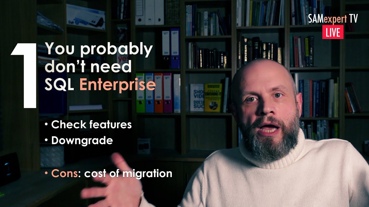 Best way to reduce Microsoft SQL Server licensing costs