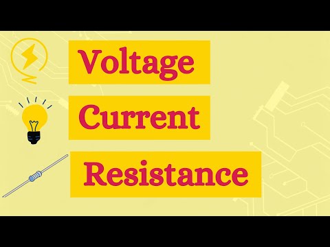Voltage Current and Resistance Explained | 3D Animation
