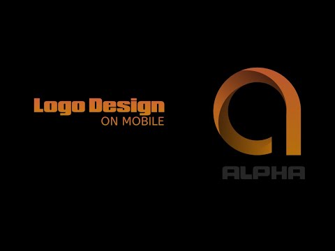 Alpha Logo Design On Mobile [] A Letter Logo Making  [] Pixellab Logo Design