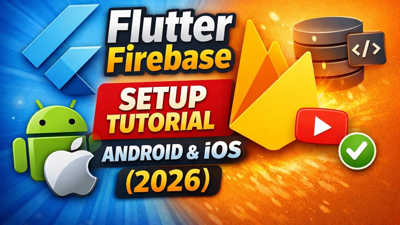 Flutter Firebase Setup Tutorial | Android & iOS (2026)