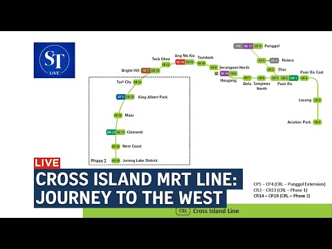Singapore: Six new MRT stations in the west, when Cross Island Line’s ...