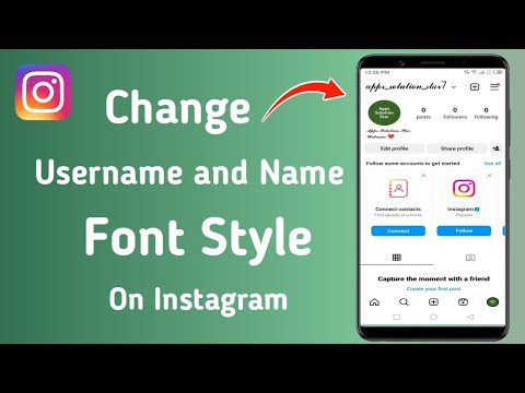 How To Change Font Style In Instagram Name And Username