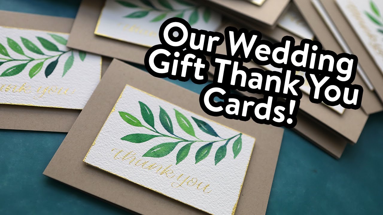LOTS of Thanks Cards! How I Created My Wedding Thank You Cards!