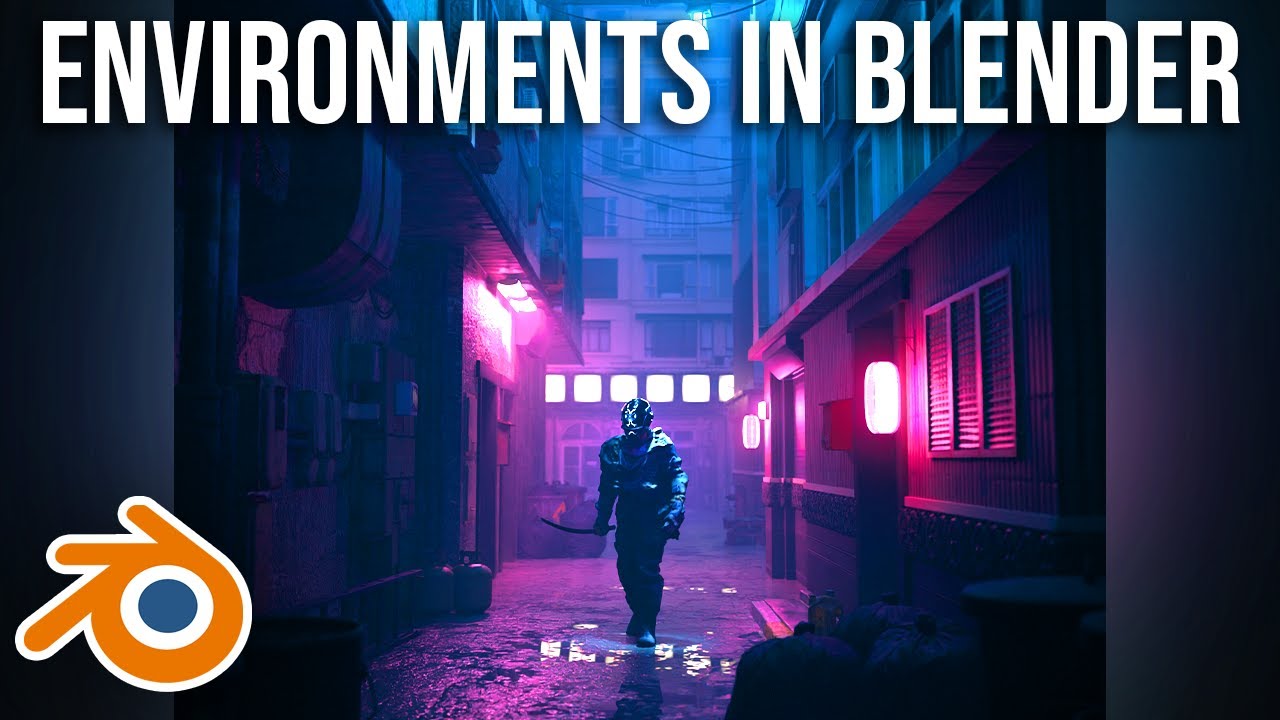 Cyberpunk Alley in BLENDER | Environment Tutorial