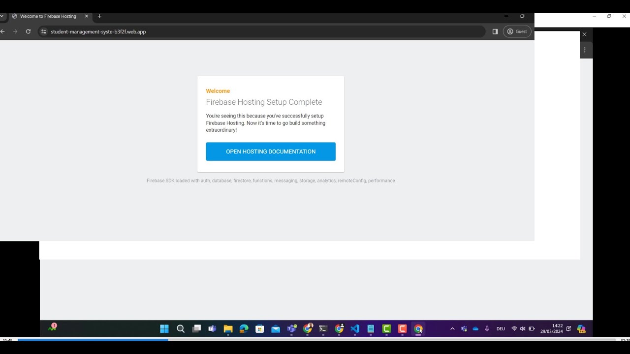 firebase hosting problem angular 17