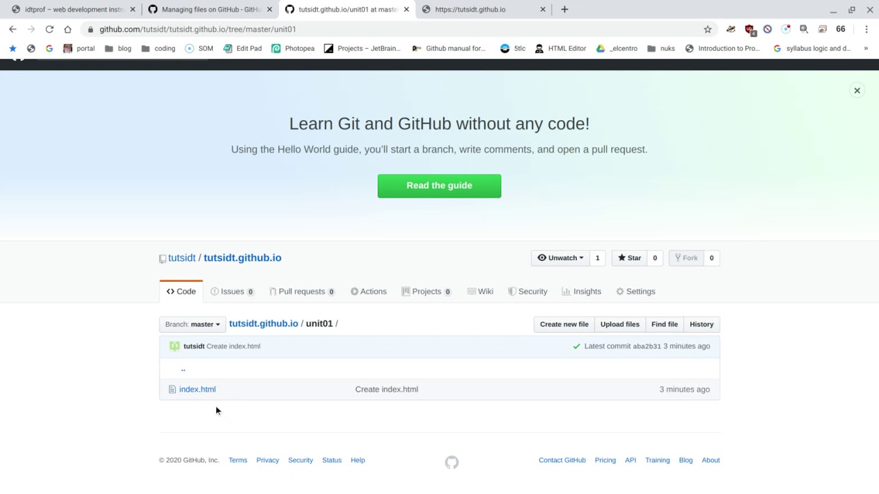 Simple GitHub File management